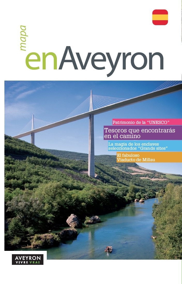 Mapa Aveyron 2020/2021 - ESP, Rodez | Tourisme Aveyron