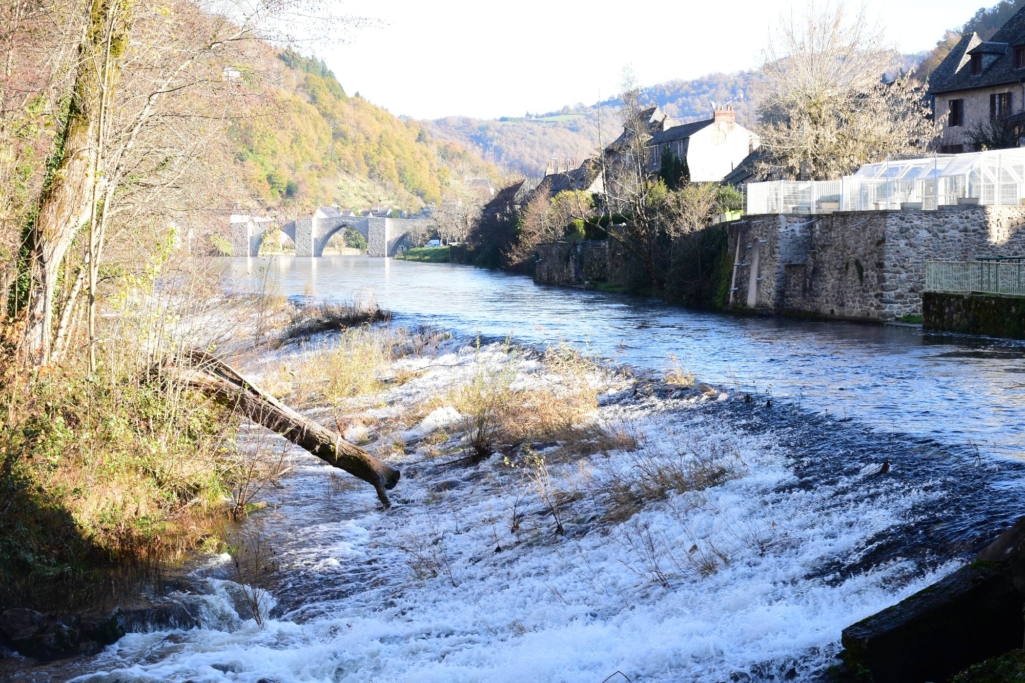 Le Lot à Entraygues-sur-Truyère (lâchers de truites), Entraygues-sur ...